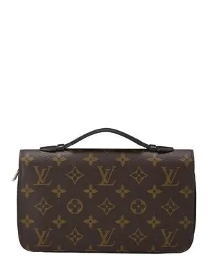 LOUIS VUITTON Macassar Monogram Eclipse Zippy Xl Wallet - Brown