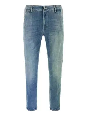 PT TORINO Five-pocket Straight Jeans - Blue