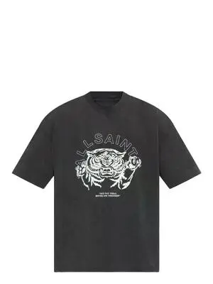 ALLSAINTS Better Tiger-graphic T-shirt - Black