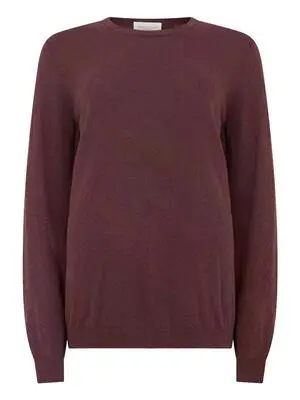 ROBERTO COLLINA Crew Neck Sweater - Red
