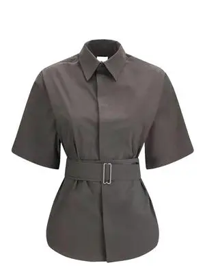 SA SU PHI Belted Short-sleeve Shirt - Grey