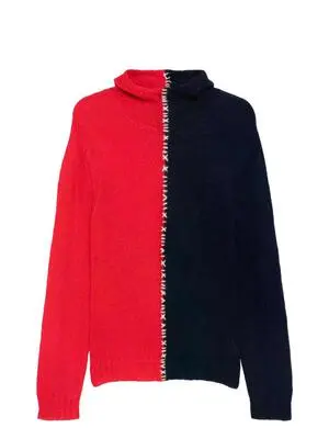 CHARLES JEFFREY Rabbit-ear Hooded Pullover - Red