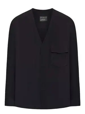 GIORGIO ARMANI Pocket V-Neck Jacket