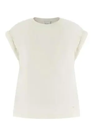 NUDE Rolled-sleeve T-shirt - Neutrals