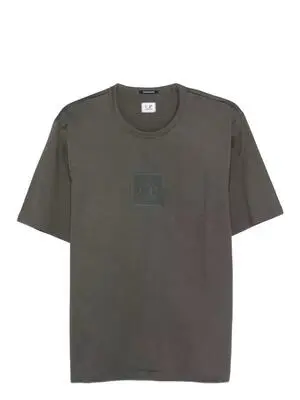 C.P. COMPANY Logo-print T-shirt - Grey