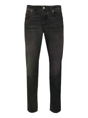 Dolce & Gabbana Logo-Plaque Jeans Black