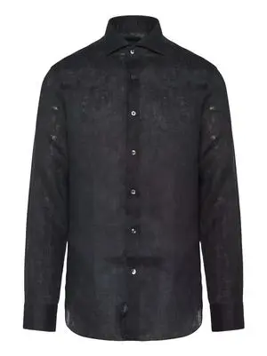 BARBA NAPOLI Buttoned Shirt - Black