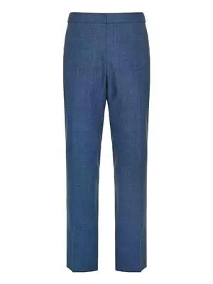 Zegna Buttoned Trousers - Blue