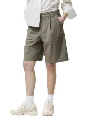 CAPE HORN Selva Pleated Shorts - Green