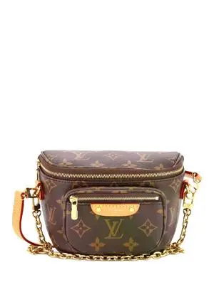 LOUIS VUITTON Bum Bag Monogram Canvas - Brown