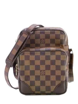 LOUIS VUITTON Amazone Damier Crossbody Bag - Brown