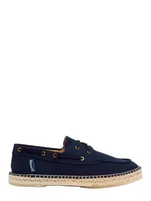 Vilebrequin Canvas Boat Shoes - Blue