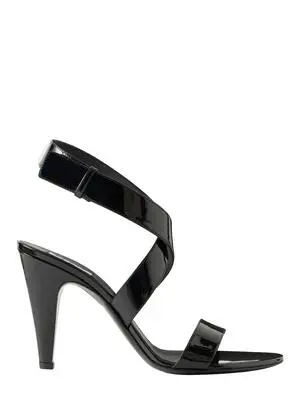 Alaïa 90 Leather Sandals - Black