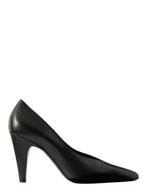 Alaïa 90 Leather Pumps - Black