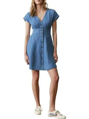 MARINE LAYER Camila Denim Mini Dress