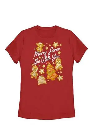 STAR WARS Christmas Graphic T-shirt - Red