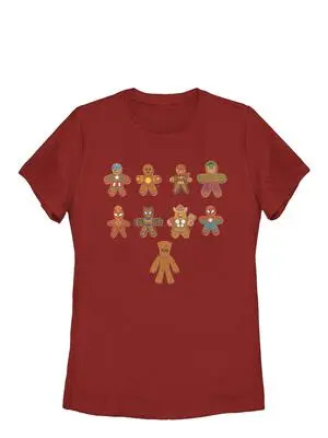 MARVEL Avengers Gingerbread Graphic T-shirt - Red