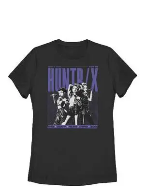 KPOP DEMON HUNTERS Huntrix World Tour Graphic T-shirt - Black