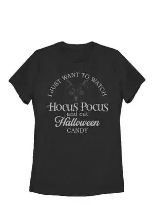 HOCUS POCUS Halloween Graphic T-shirt - Black