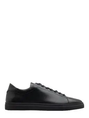 JACK ERWIN Wesley Leather Low-Top Sneakers