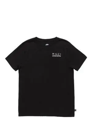 MAUI & SONS Cookie Logo Graphic T-shirt - Black