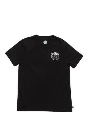 MAUI & SONS Shark Logo Graphic T-shirt Black