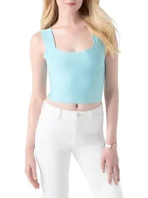 Guess Sleeveless Crop Top - Navy