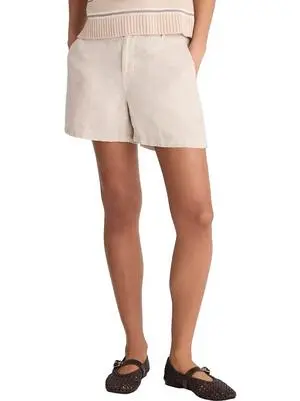 Madewell Zoe Linen Shorts - Oat