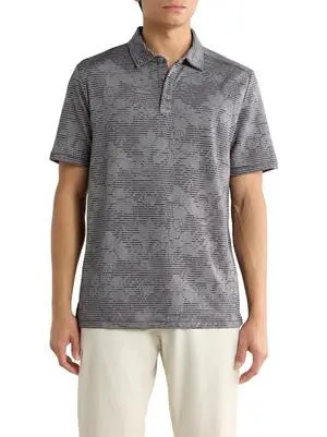 Tommy Bahama Costa Wave Twilight Canopy Seersucker Stripe Islandzone® Polo - Night Cap