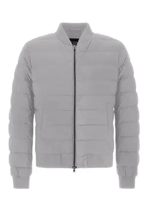 Herno Quilted Bomber Jacket - Grey