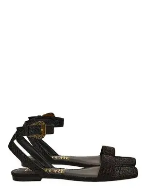 Versace Buckled-strap Sandals - Black
