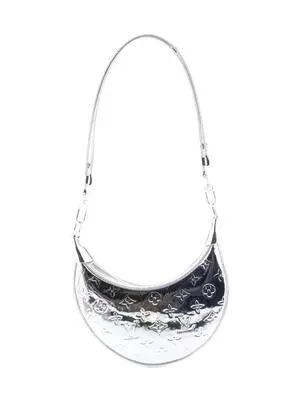 LOUIS VUITTON Loop Handbag Monogram Mirror Coated Canvas Pm - Silver