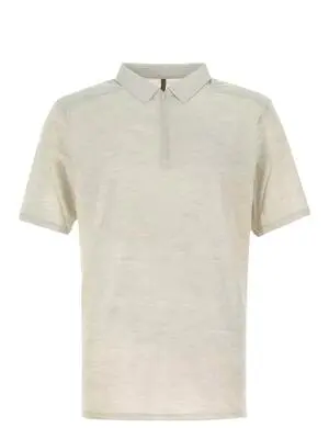 Veilance Heather Polo Shirt - Neutrals