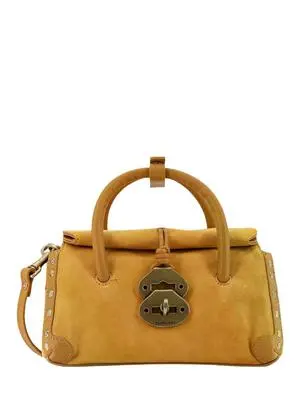 ZANELLATO Dotta® Baby Studded Leather Shoulder Bag - Neutrals