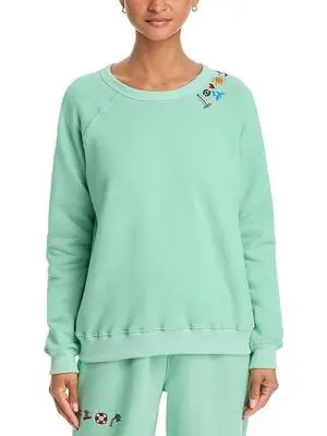 C.BONZ Mini Embroidered Crewneck Pullover - Sage
