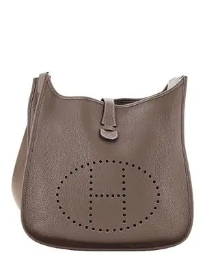 Hermès PM Evelyne Gen III Bag Clemence Gray