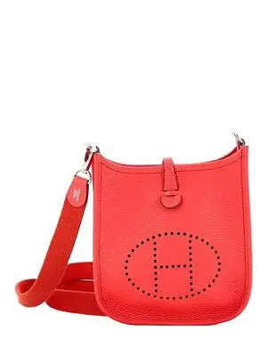 Hermès HERMES Tpm Evelyne Bag Gen Iii Clemence Red