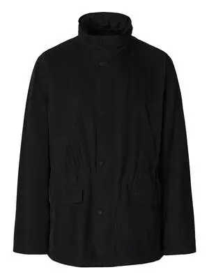 Mackage LIONEL Medium-Length Rain Jacket Black