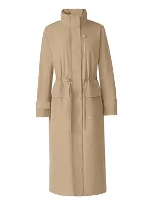 Mackage Magdelena Maxi-length Rain Jacket - Light Camel