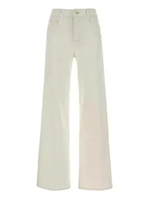 FRAME Le Slim Palazzo Jeans - White