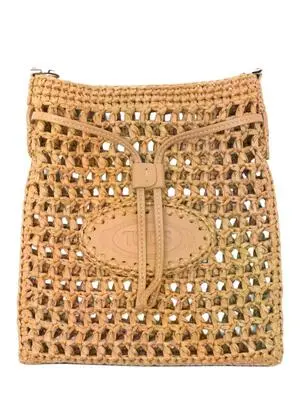 TOD'S Drawstring-fastening Shoulder Bag - Neutrals