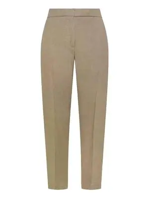Seventy Elasticated Straight Leg Trousers - Neutrals