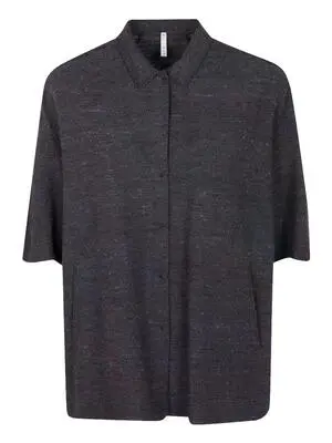 BOBOUTIC Collared Short-sleeve Shirt - Brown
