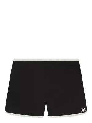 COURREGES Contrast-trim Shorts - Black