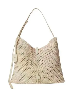 Polo Ralph Lauren Crochet Crossbody Bag - Neutrals