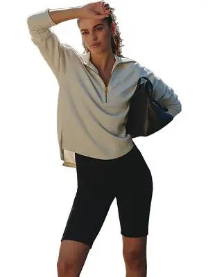 Varley Larson Half-zip Pullover - Ivory