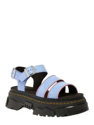Dr. Martens Mattison Platform Sandals Blue