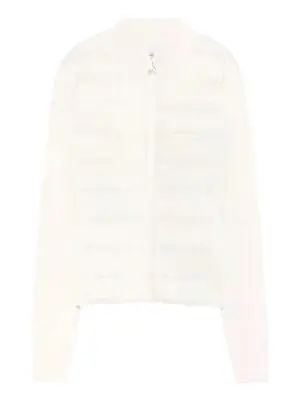 Patrizia Pepe Quilted Zipped Puffer Jacket - Neutrals