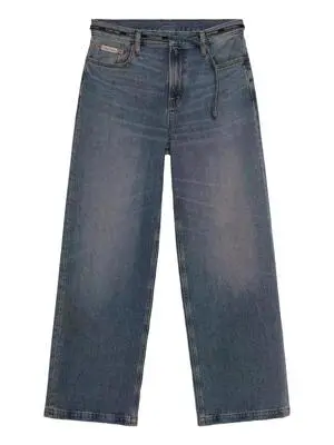 Calvin Klein Straight-leg Trousers - Blue