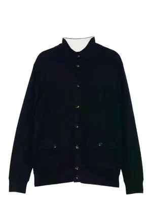 N.peal Buttoned Cardigan - Blue